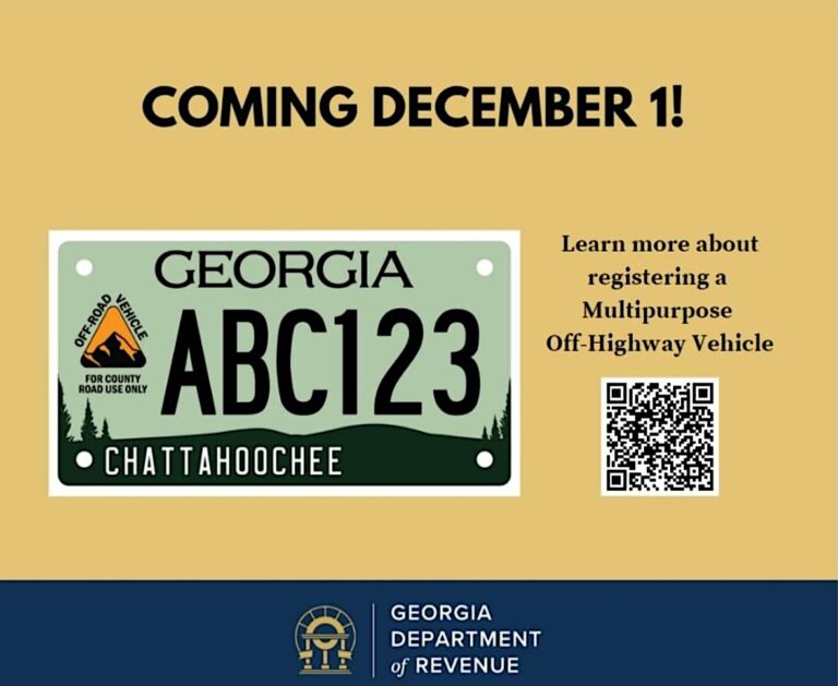 Registering Your Multi-Purpose Off-Highway Vehicles for Georgia Roads ...