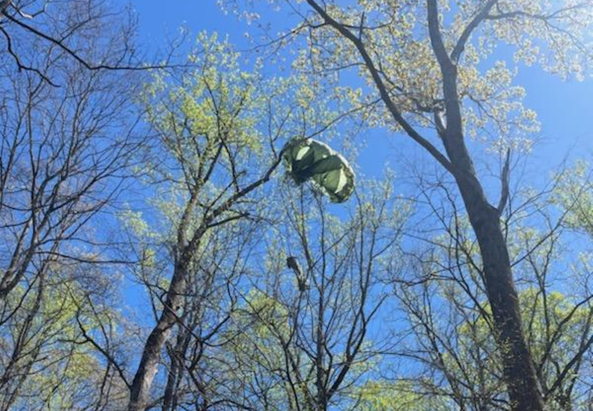 'Band of Brothers' paratrooper rescued after getting trapped in tree ...