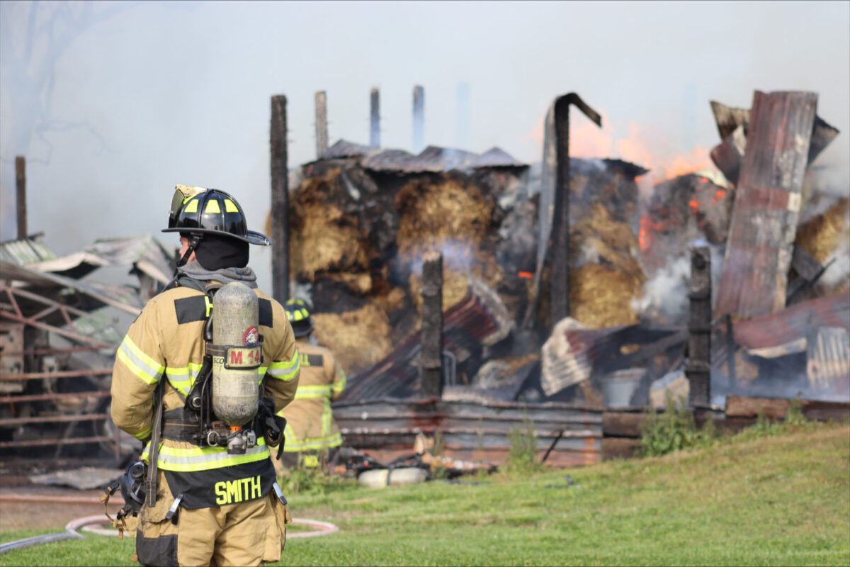Burn pile spreads fire to Hall County barn - Now Habersham