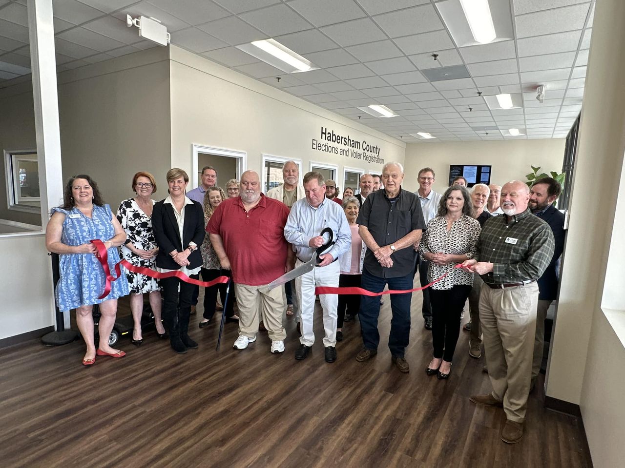 Habersham cuts the ribbon on new elections office - Now Habersham