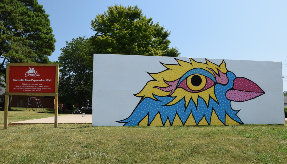 Cornelia’s free expression wall repainted due to gang graffiti - Now ...