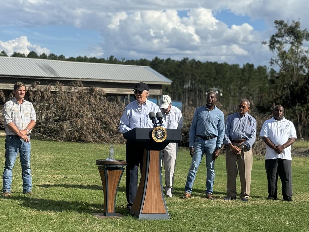 President Biden visits South Georgia, assesses damage from Helene ...