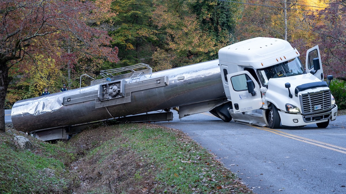 Highway 75 reopens after overturned tanker spurs HazMat response - Now Habersham