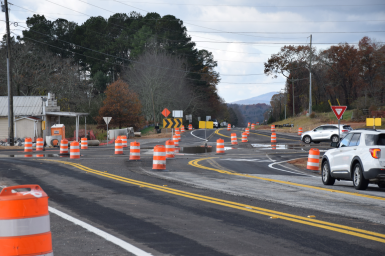 GA 105/115 roundabout in operation - Now Habersham