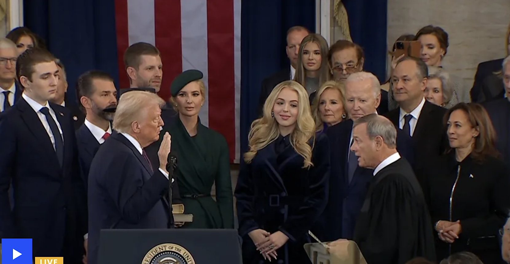 Donald Trump is sworn in as president of the United States - Now Habersham