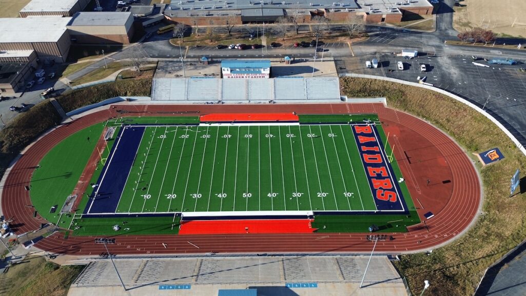 Turf replacement at Raider Stadium wraps up - Now Habersham