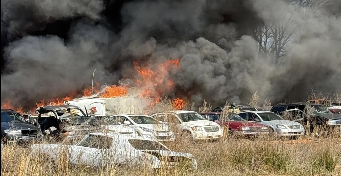 Fire breaks out at junkyard in Commerce - Now Habersham