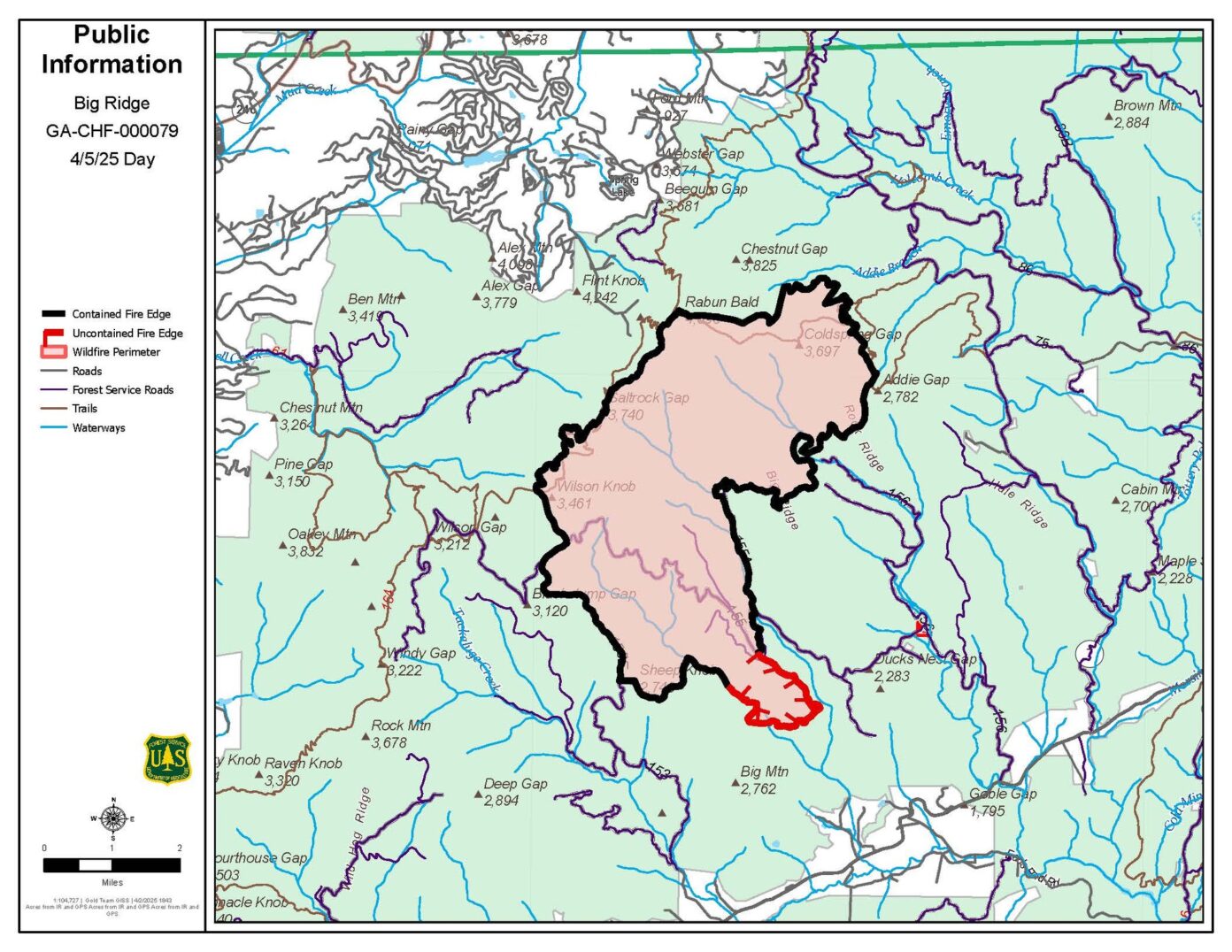 Big Ridge Fire Area remains closed until further notice - Now Habersham