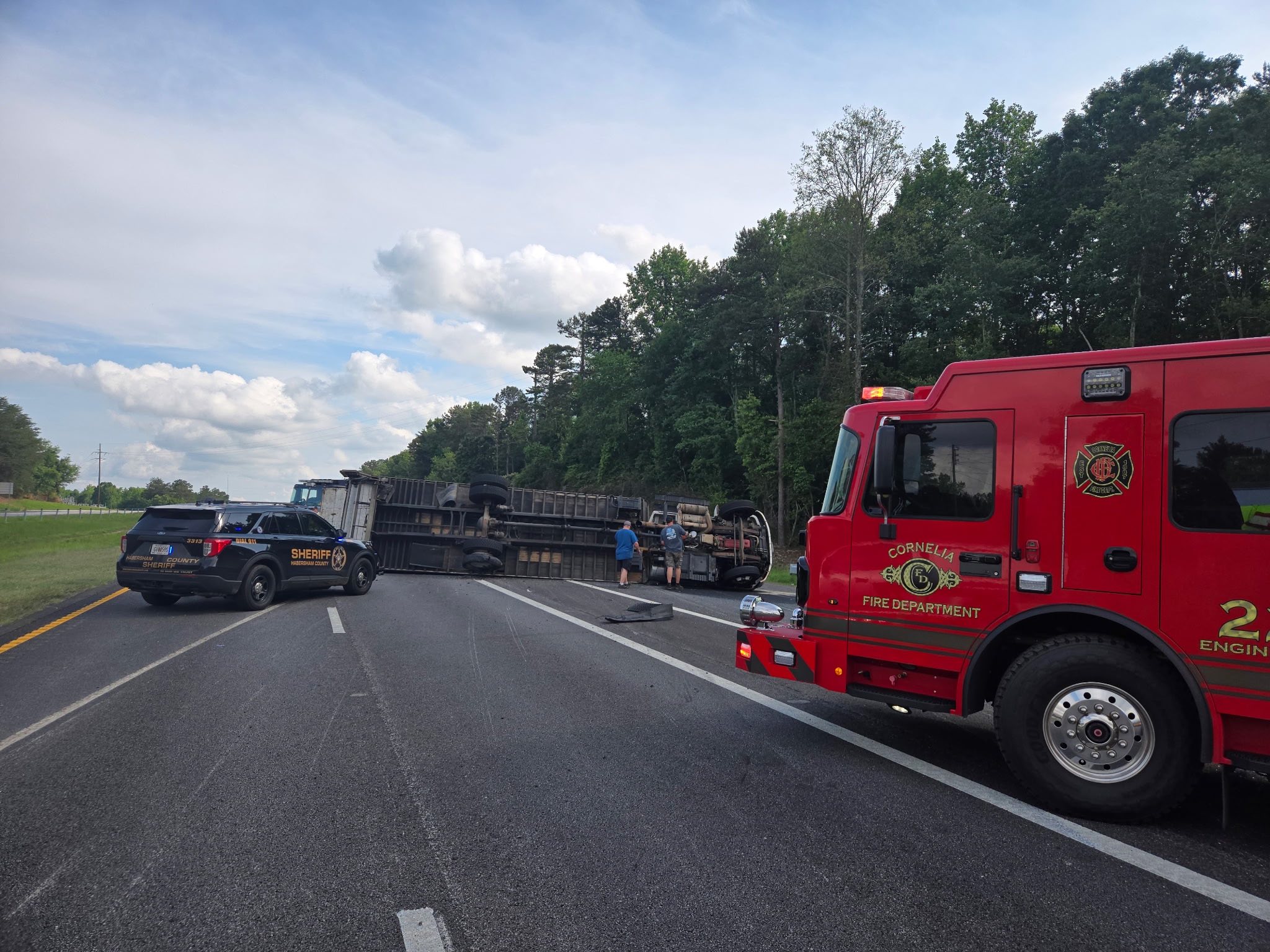 GA 365 SB reopens after box truck wreck - Now Habersham