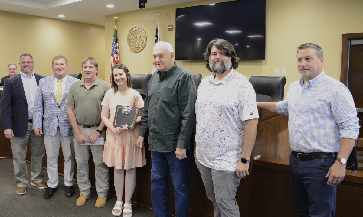 Habersham County Commission honors Lenay Gerrin for Outstanding Service ...