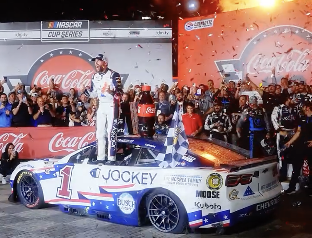 Ross Chastain goes from worst to 1st to win NASCAR's Coca-Cola 600 - Now Habersham