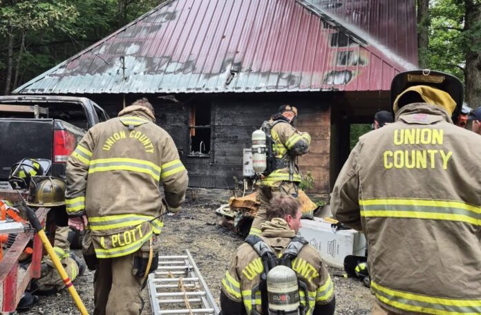 Fire destroys truck, damages home in Union County - Now Habersham