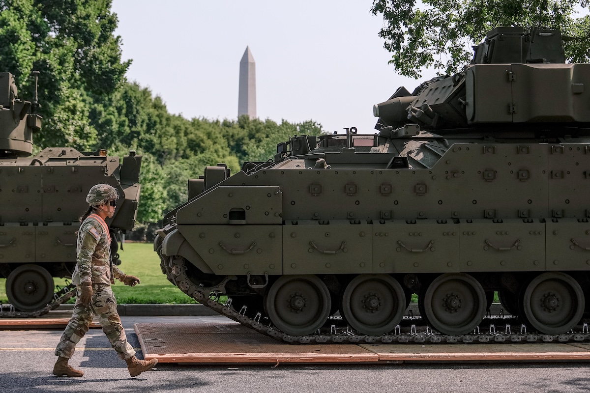 Tanks, choppers descend on D.C. in prep for Army anniversary parade ...