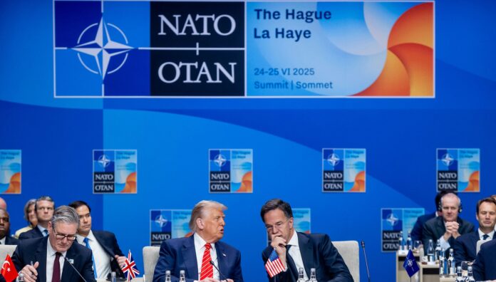 NATO leaders agree to hike military spending and restate 'ironclad ...