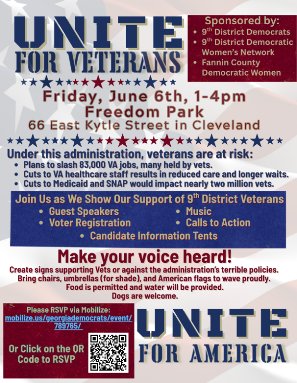 ‘Stand Up for Veterans’ rally June 6 in Cleveland - Now Habersham