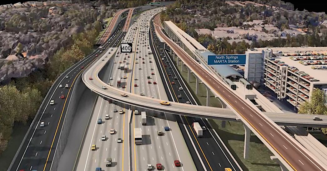 Nightly lane closures planned along GA 400 as express lanes project ...