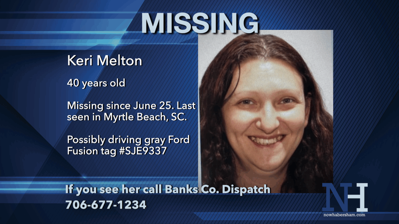 Missing Banks County woman last seen in Myrtle Beach - Now Habersham
