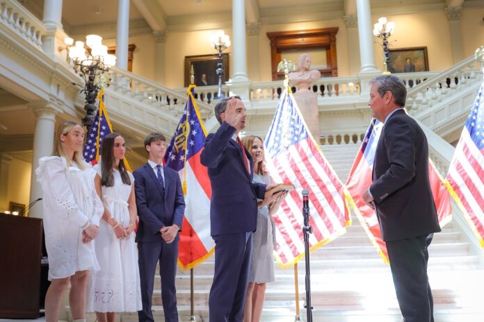 Benjamin A. Land sworn in to Georgia's Supreme Court - Now Habersham