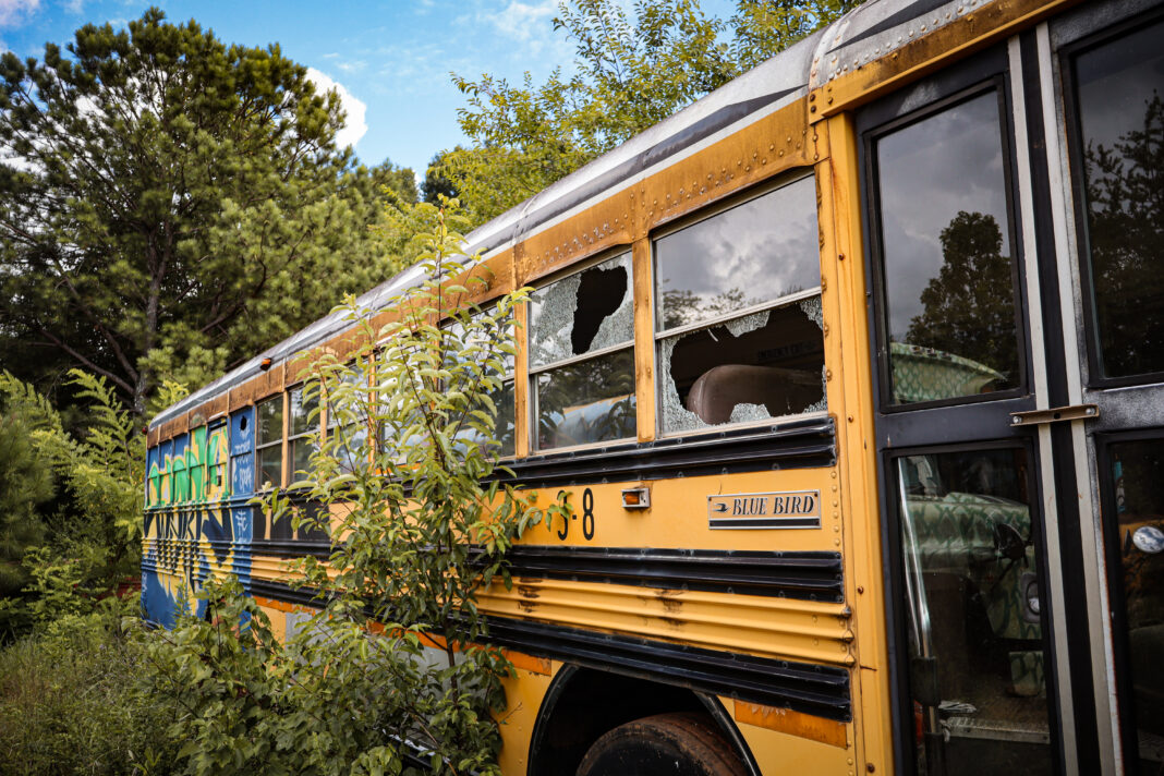 ‘They won’t win’: Vandalism rocks Alto’s School Bus Graveyard - Now ...